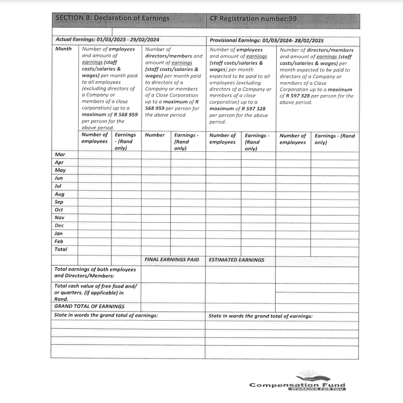 Understanding COIDA and Return of Earnings Online Submission